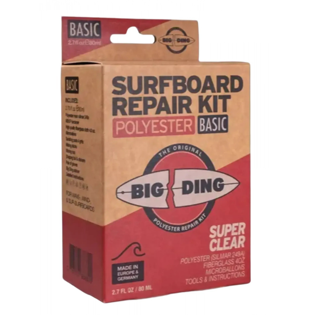 Big Ding Polyester Basic Surfboard Repair Kit - BDP03 | Surfers Lab