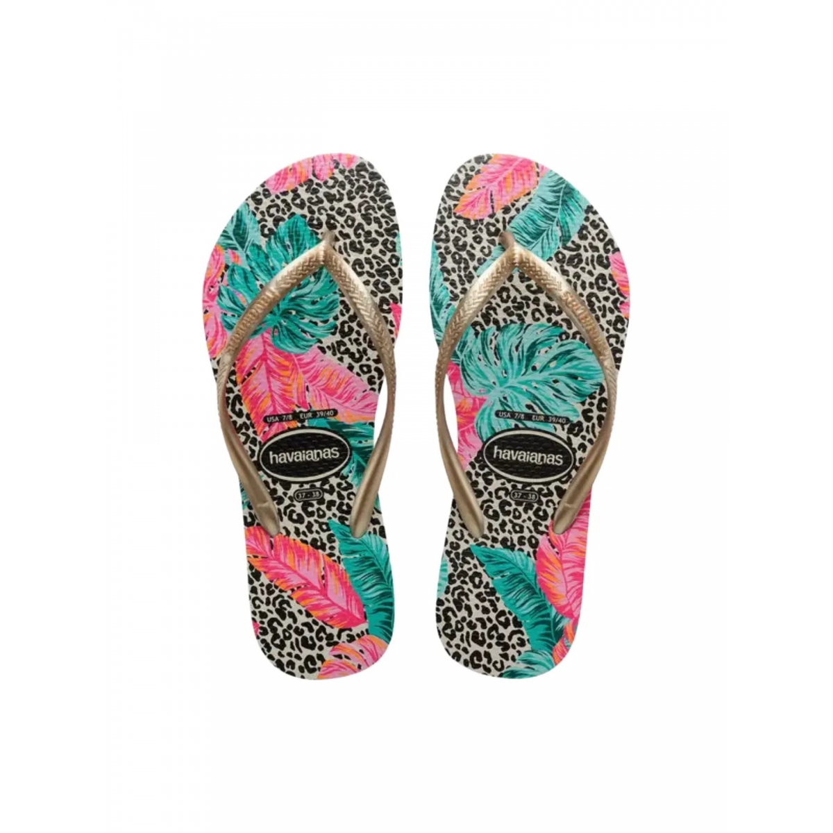 Havaianas Slim Animal Floral Flip Flops - 4144235_464 | Surfers Lab