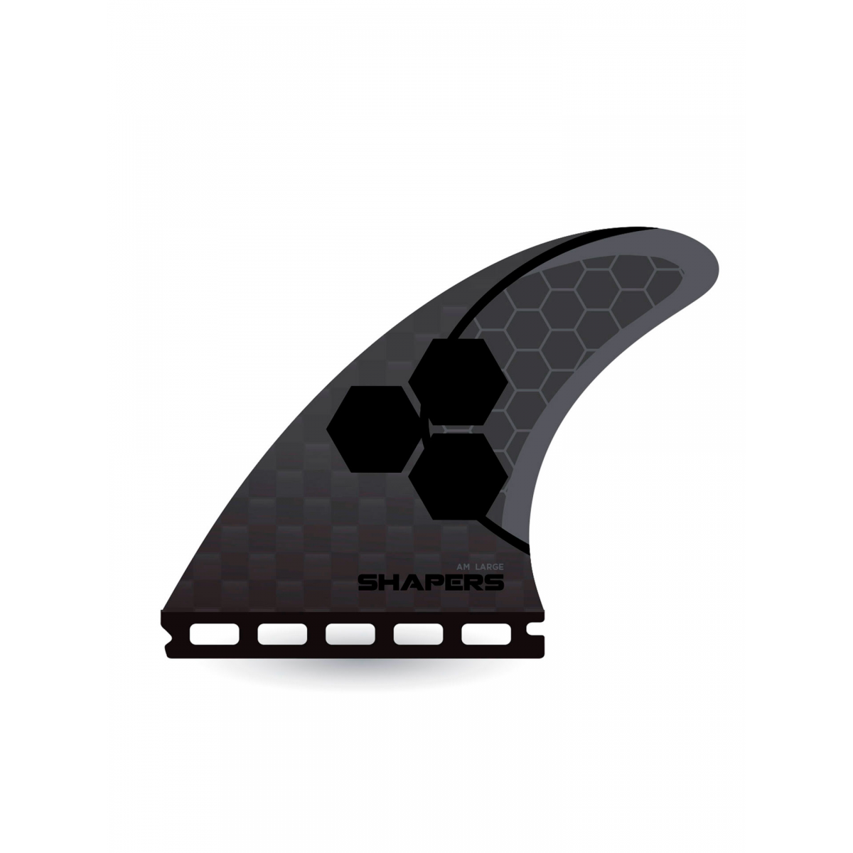 Shapers AM Carbon Stealth Large Thruster Fins - Single tab - F-ST-AM-L ...