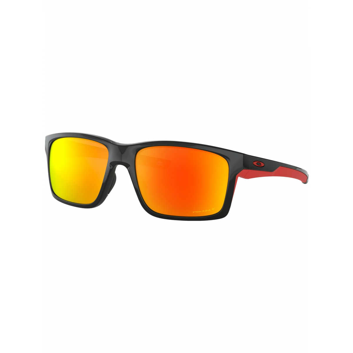 Oakley Mainlink Matte Black W/ Ruby Irid Polar Sunglasses - OK009264-07 ...